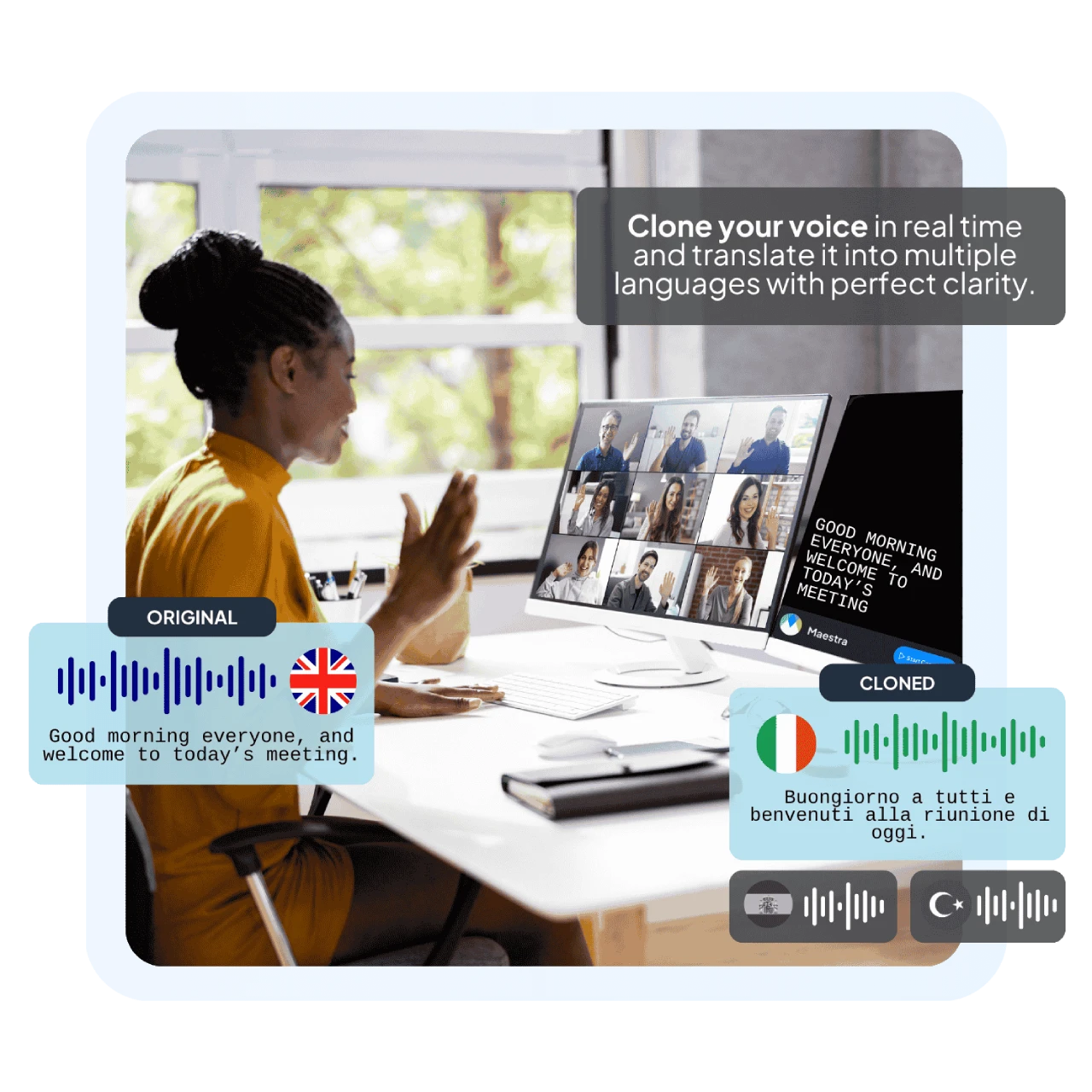 Live Voice Translator with Voice Cloning - Real-Time Dubbing